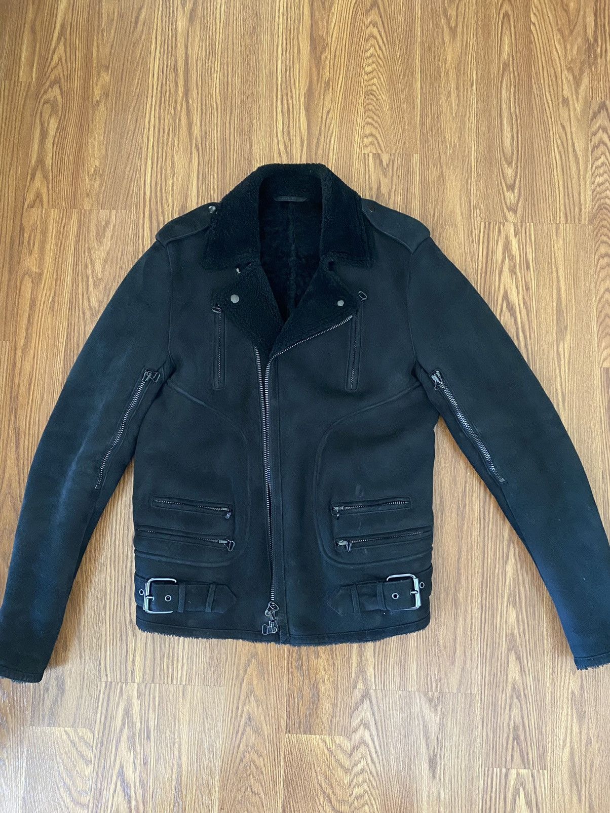 Balmain DECARNIN-Balmain Sheepskin Leather Jacket | Grailed
