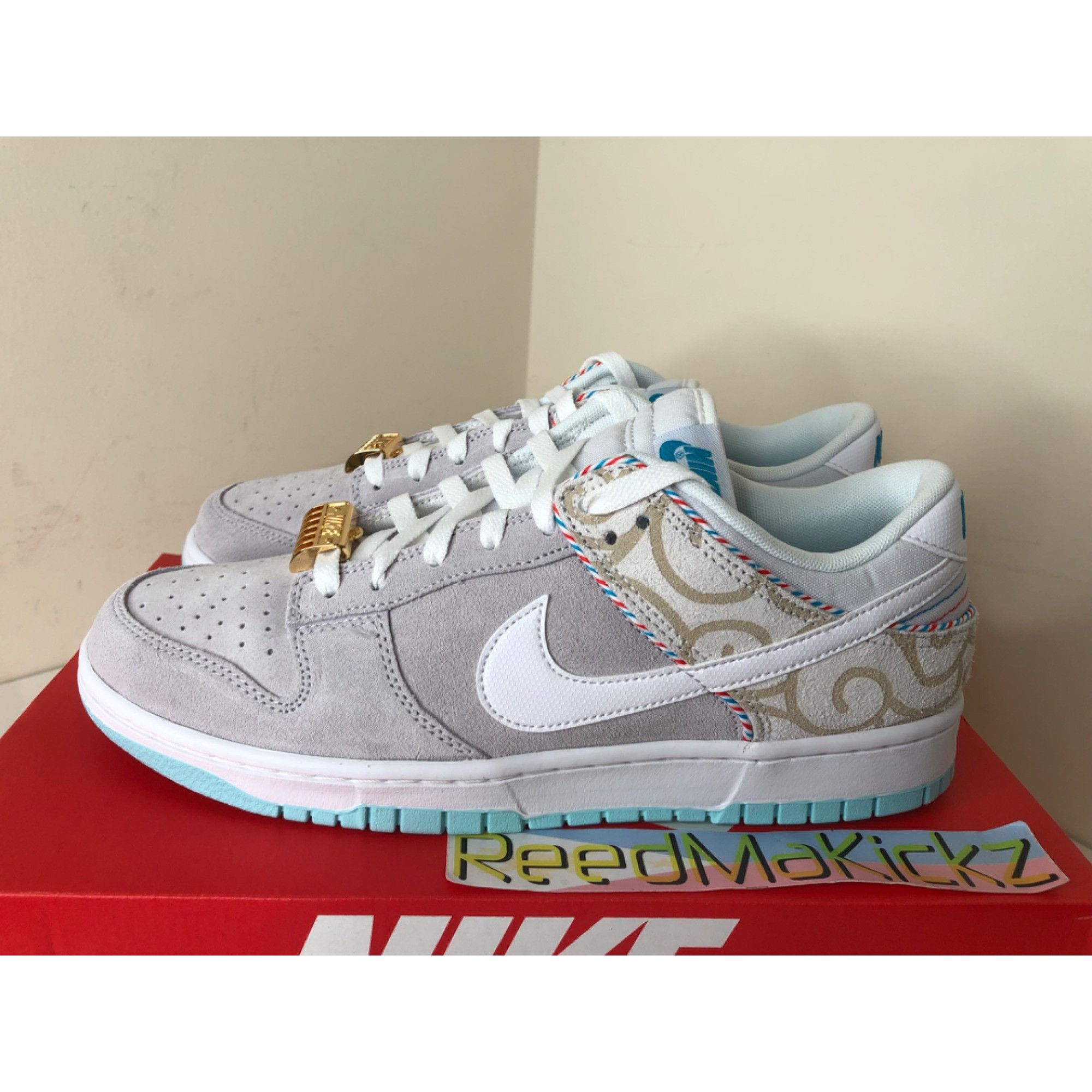 Nike Nike Dunk Low Retro SE Barber Shop mens 10us | Grailed