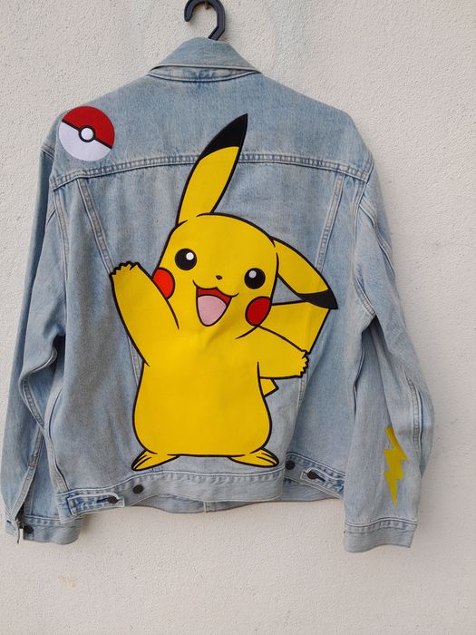Levi's Rare levis x pokemon trucker denim jacket | Grailed