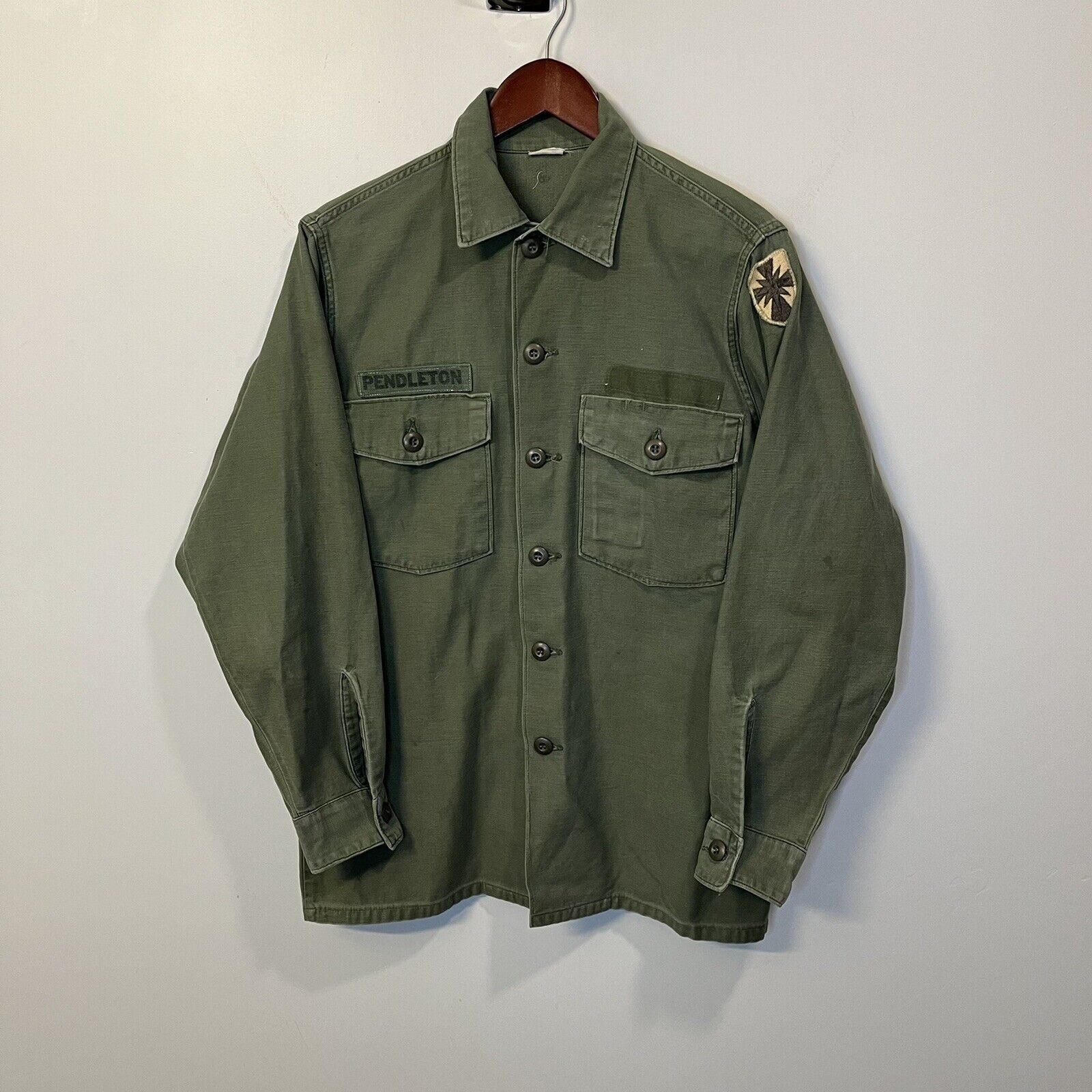 Vintage Vintage US Military OD Green Uniform Shirt | Grailed