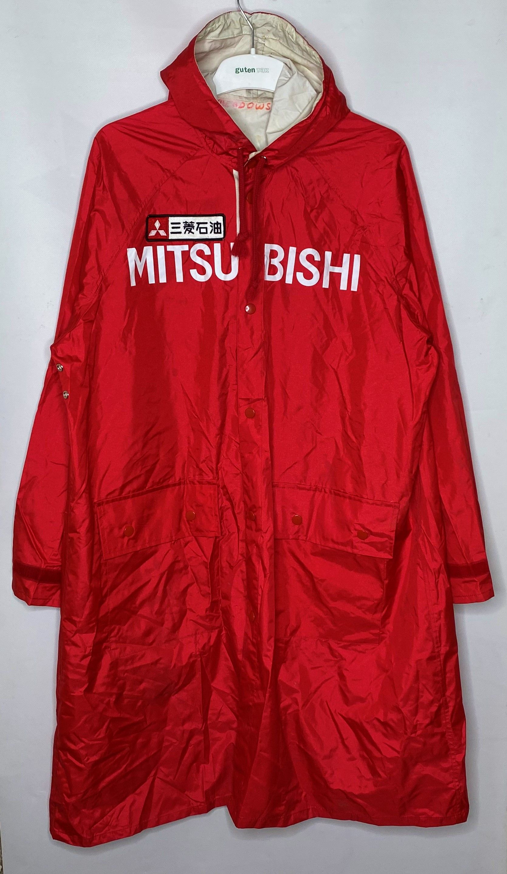 Japanese Brand × Racing × Vintage MITSUBISHI RALLY ART RAINCOAT JACKET ...