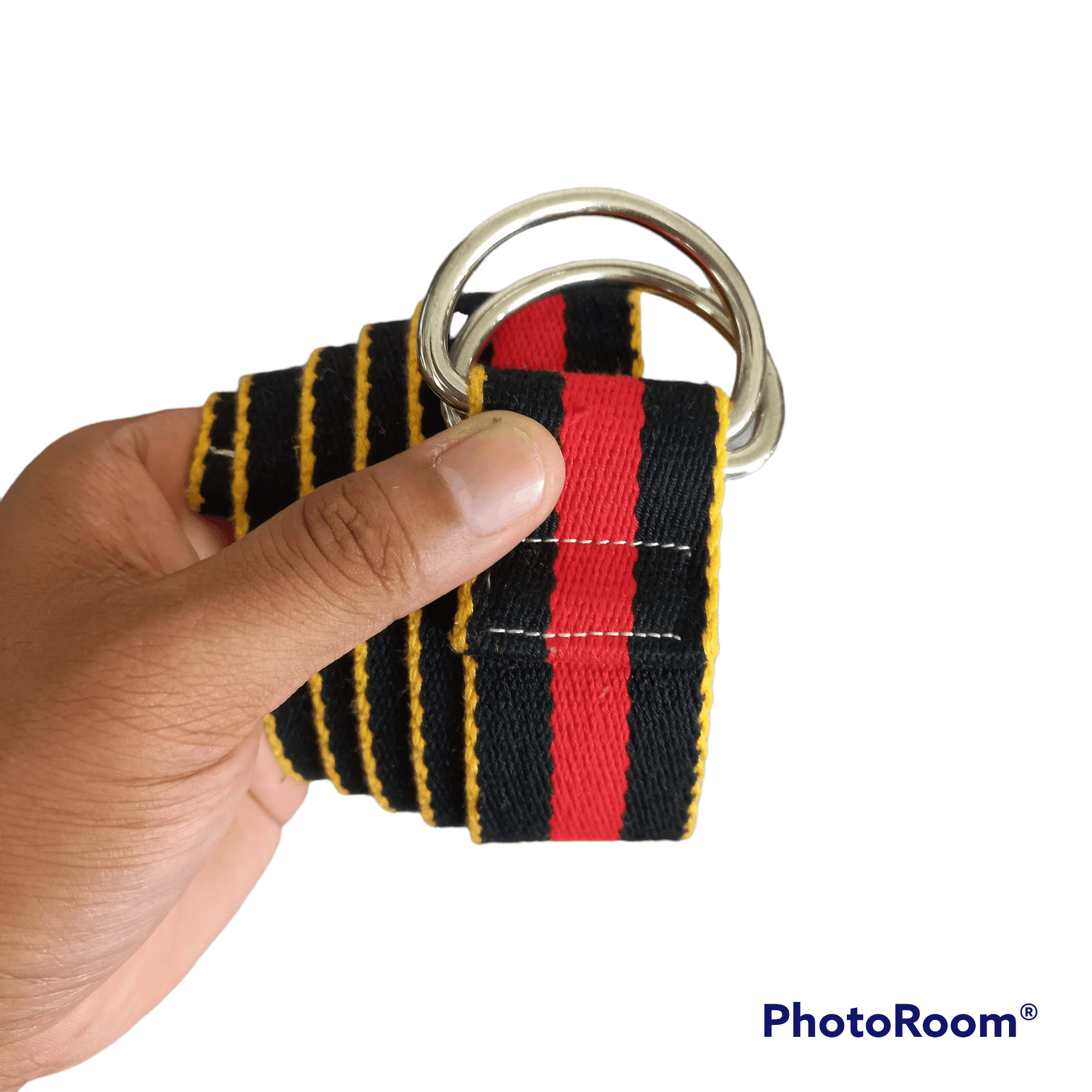 Streetwear Belgium flag stripes canvas webbing belt | Grailed