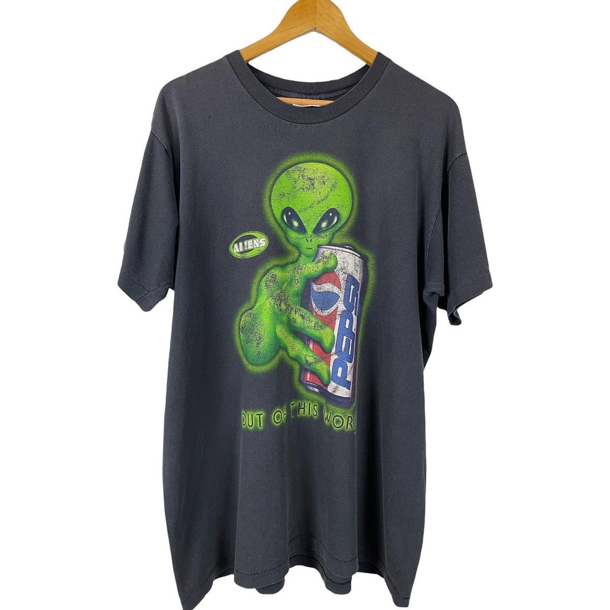 Alien Workshop × Vintage Vintage 90’s Pepsi Alien T-Shirt | Grailed