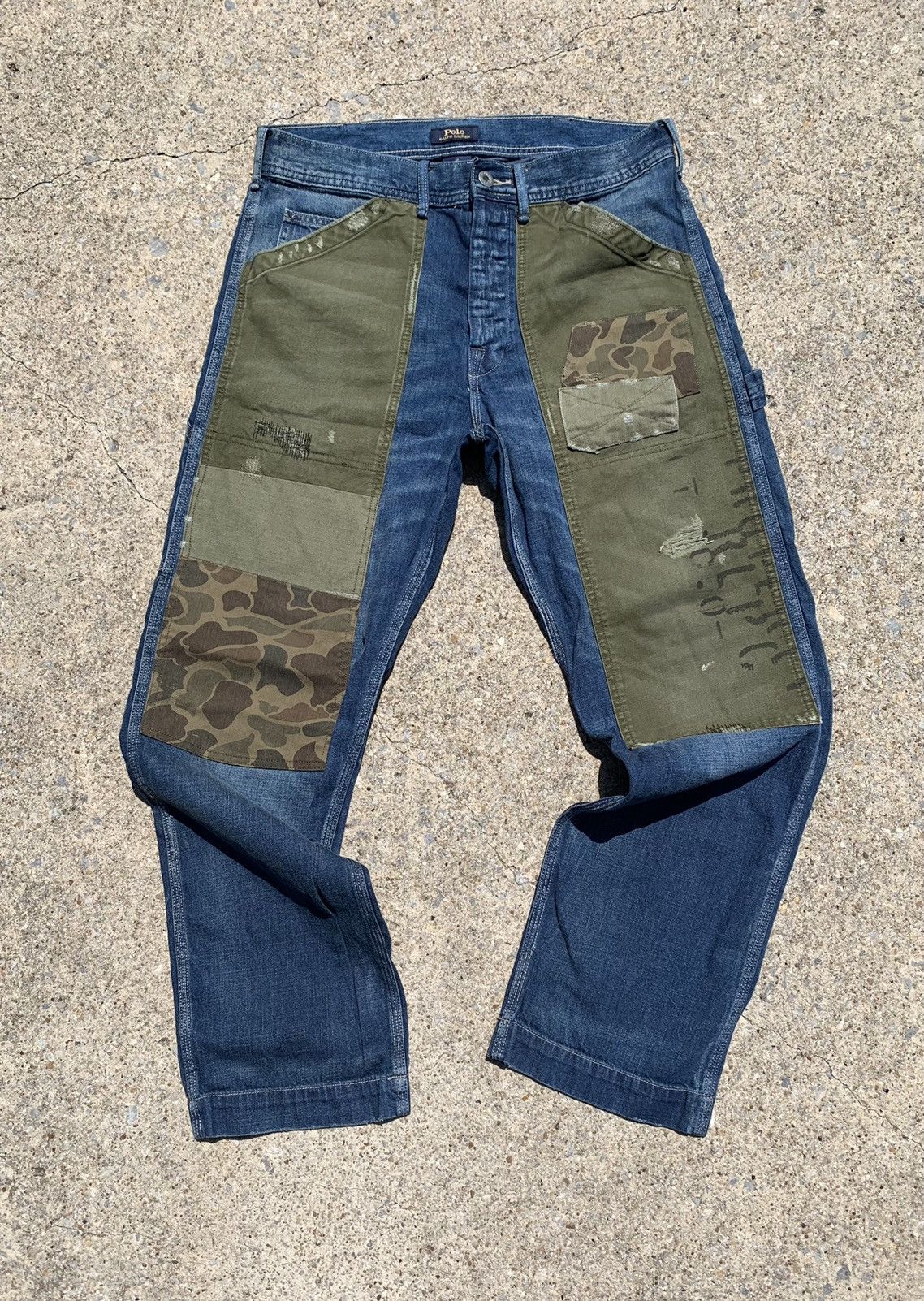 Polo Ralph Lauren POLO RALPH LAUREN Military Patches Camo Patchwork ...