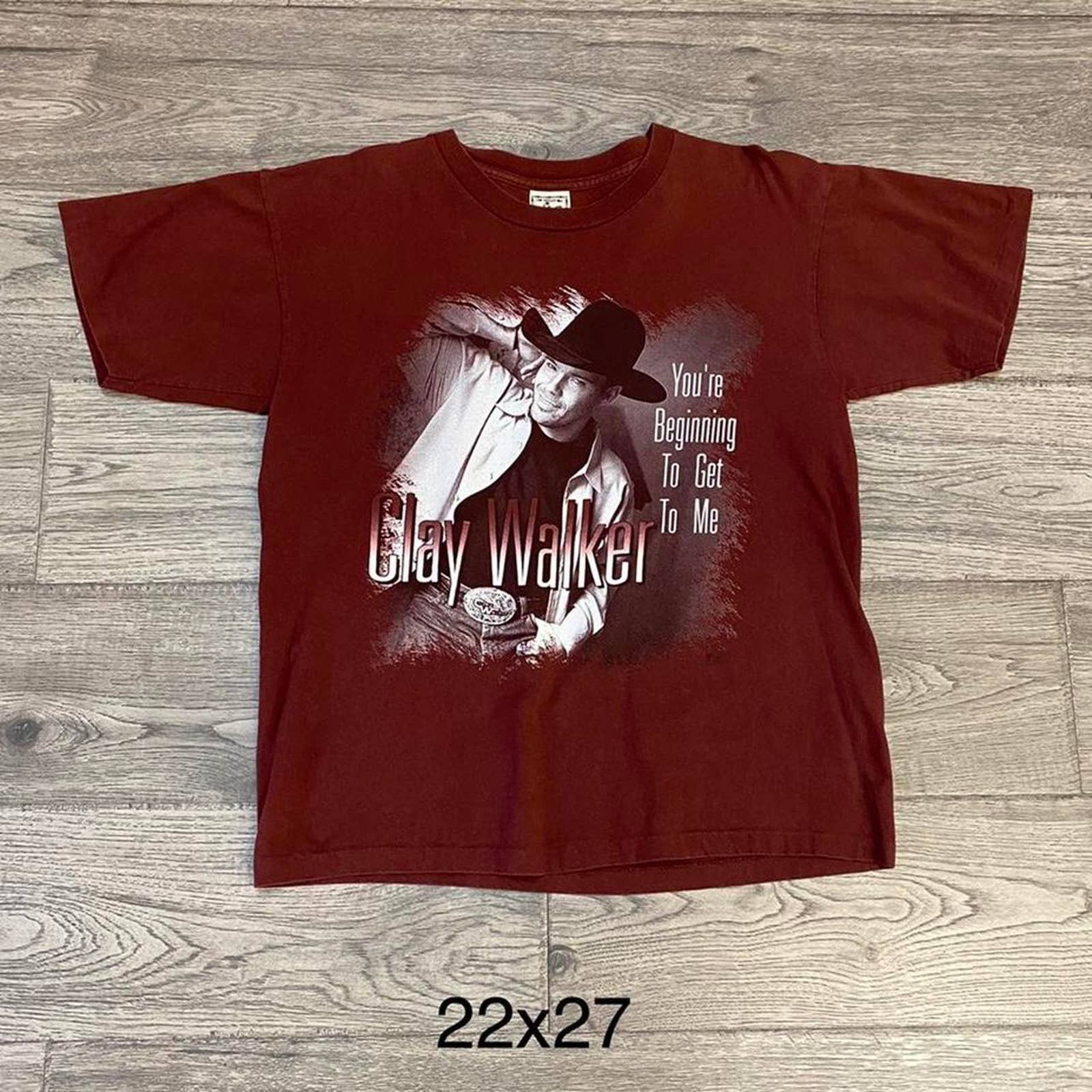 Band Tees × Vintage Vintage Country Music T Shirt Clay Walker Large ...