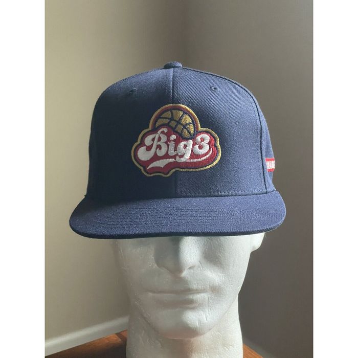 Vintage Big 3 Inaugural Season Basketball Snapback Hat Cap Ice Cube ...