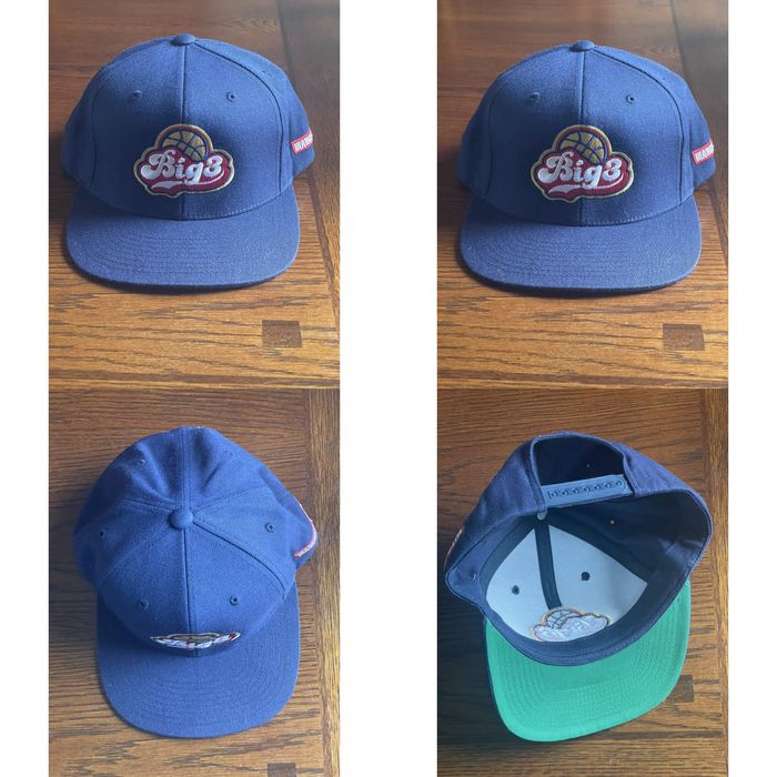 Vintage Big 3 Inaugural Season Basketball Snapback Hat Cap Ice Cube ...