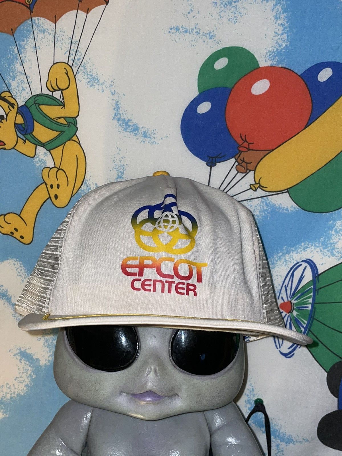 Vintage 80s EPCOT CENTER Disney World Trucker Hat kidcore snapback ...