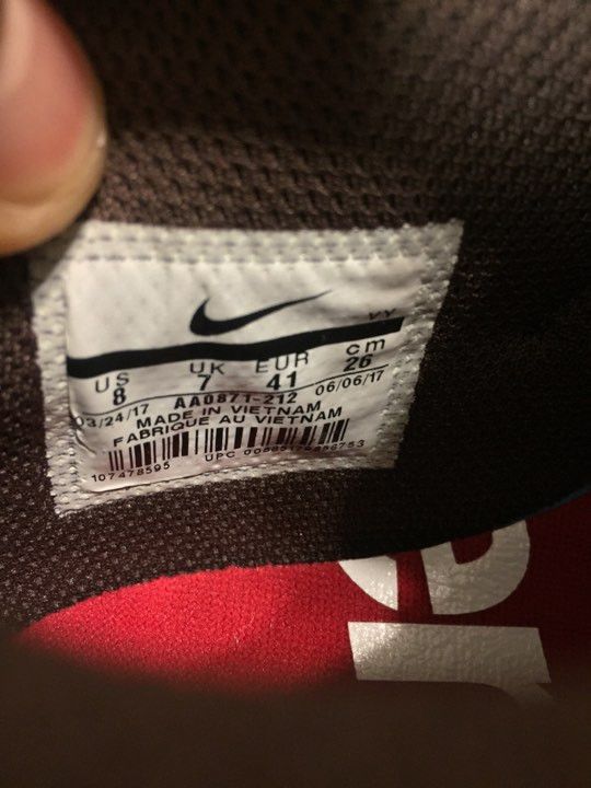 Supreme 2017 Supreme Nike Sb AF2 Low Baroque Brown | Grailed