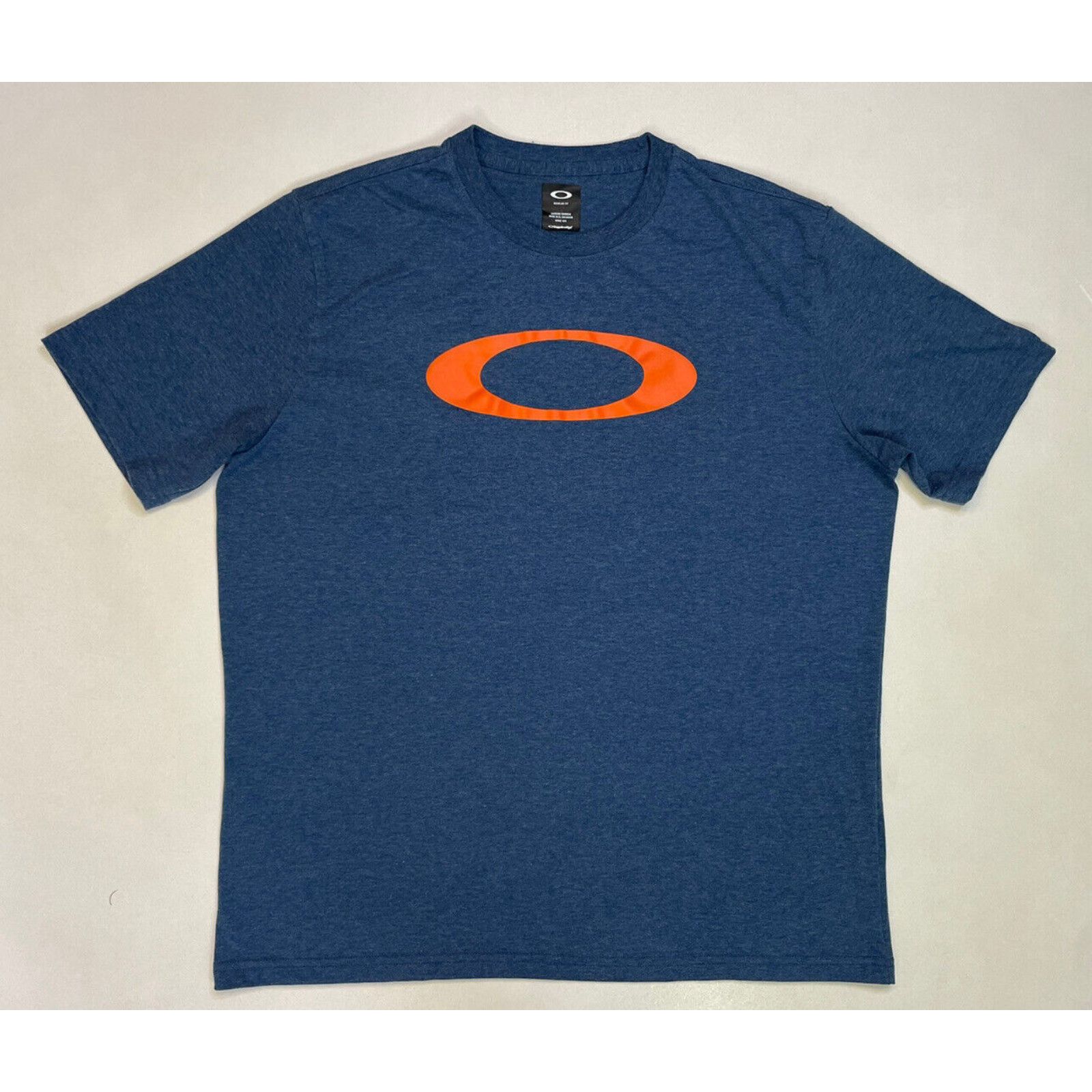 Oakley Oakley Hydrolix Graphic T-shirt Men Adult Large Blue Logo Orange ...