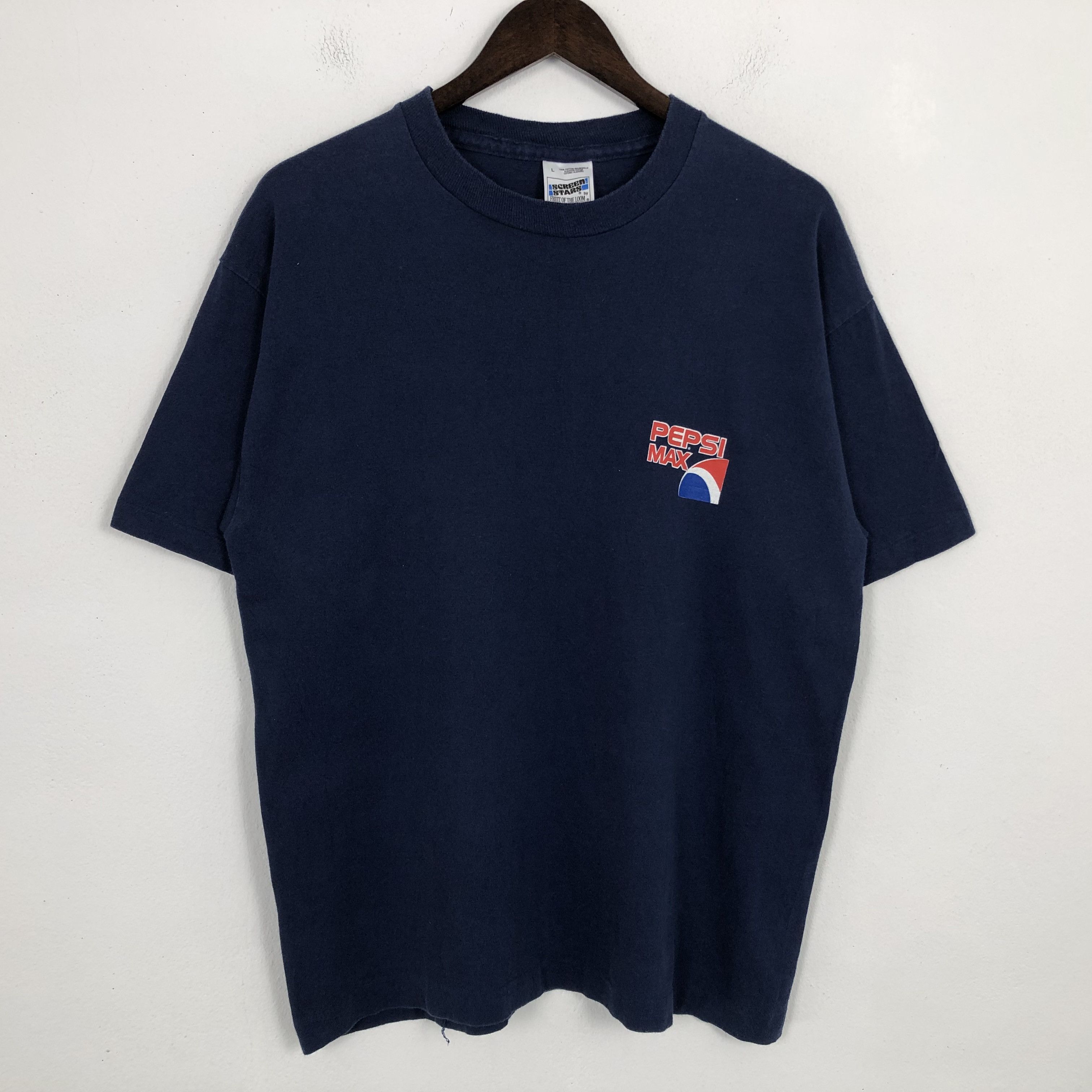 Made In Usa × Pepsi × Vintage Vintage 90's Pepsi Max Nice Design Tshirt ...