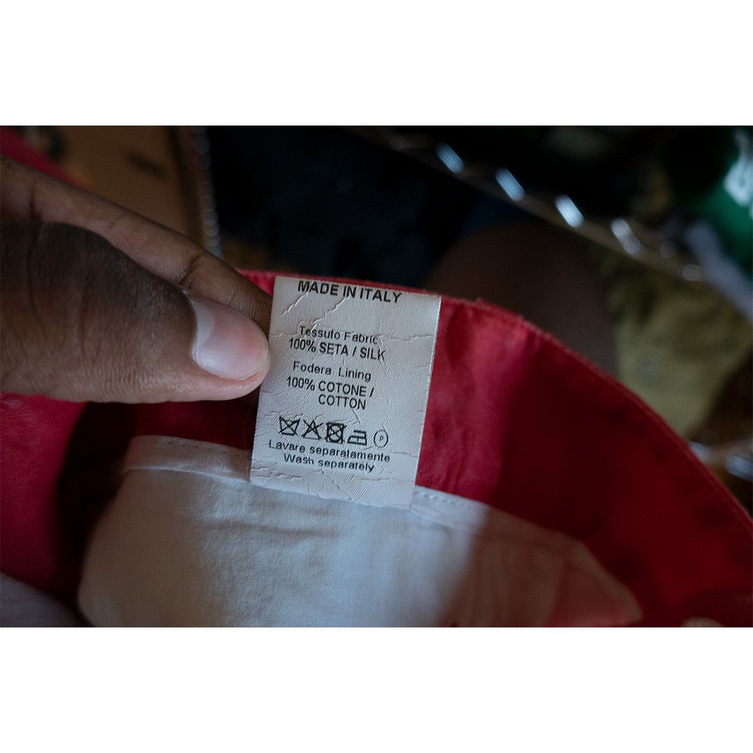 Lost & Found Ria Dunn Red Silk Pant | Grailed