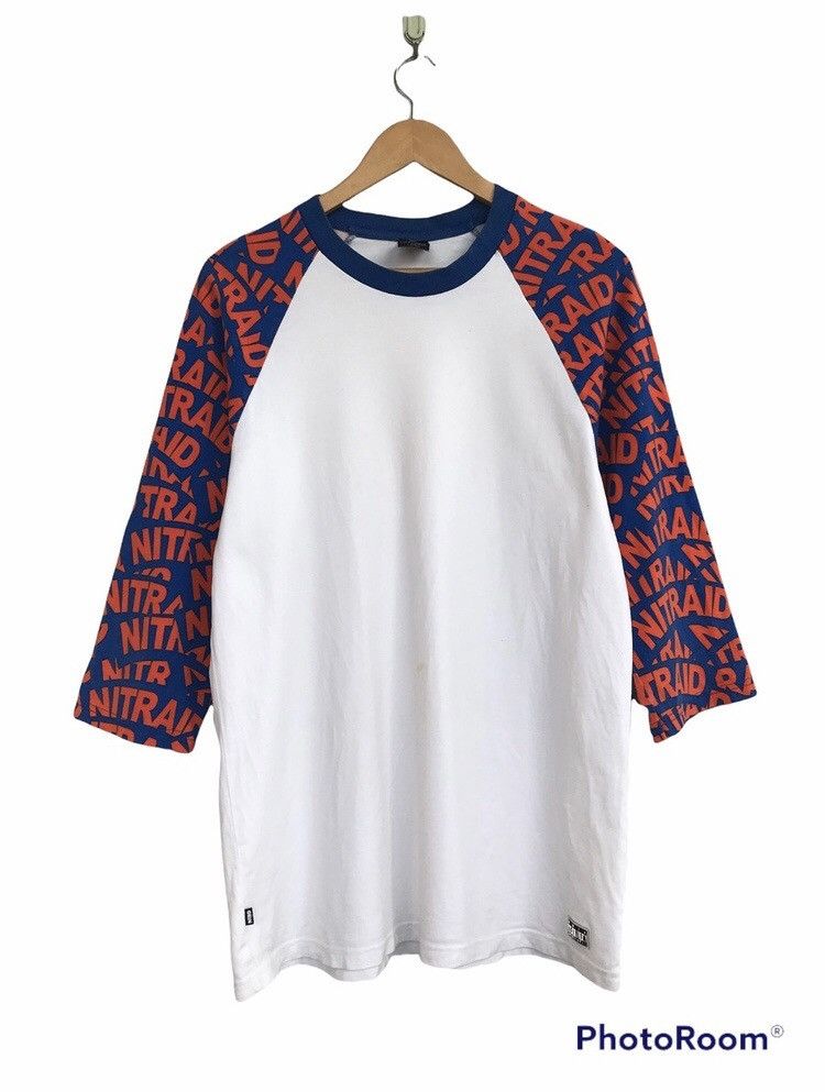 Japanese Brand × Streetwear × Vintage Japanese Brand Nitraid 3 Quarter Shirt | Grailed