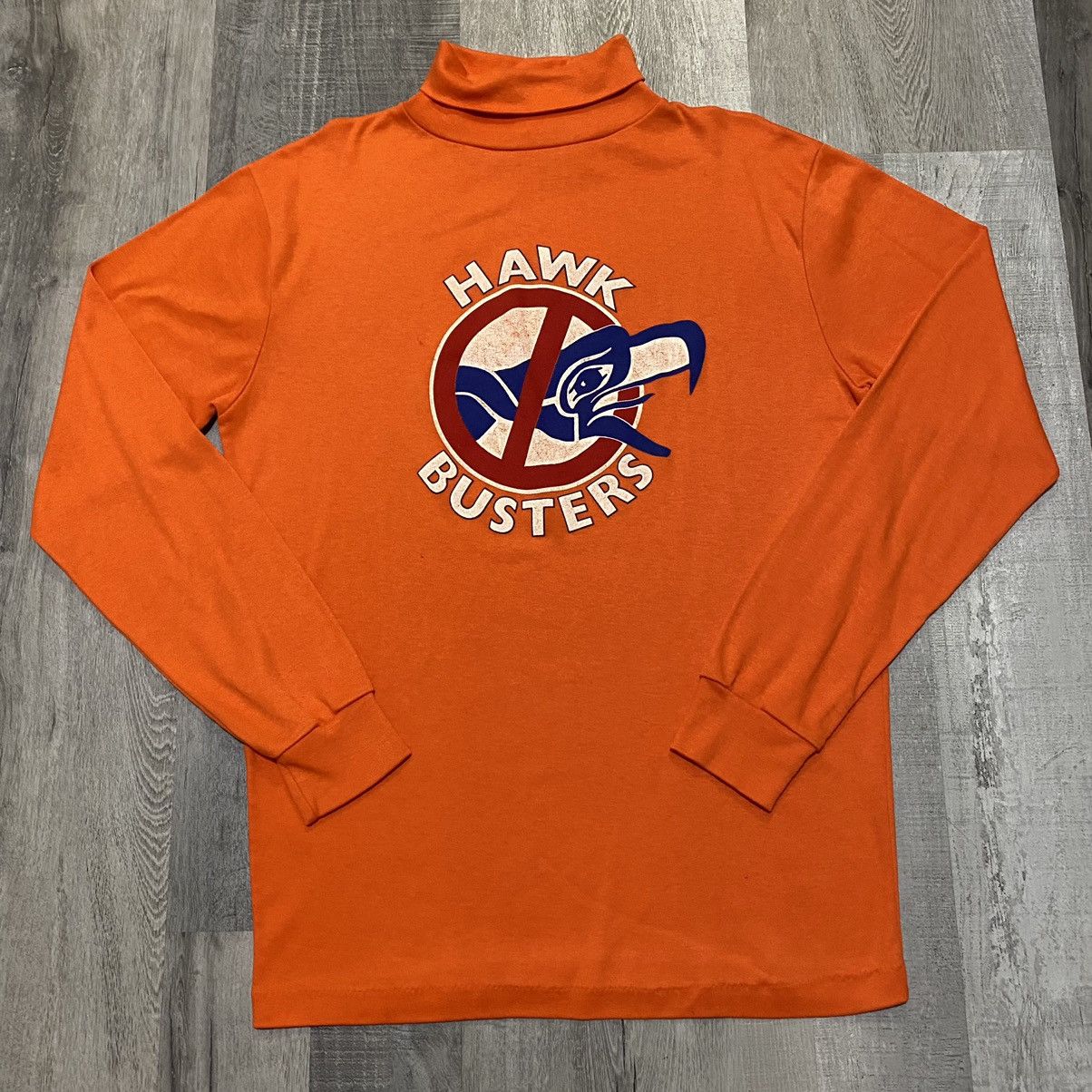 Vintage VTG Hawk Busters Denver Broncos Orange 80s Football Shirt | Grailed
