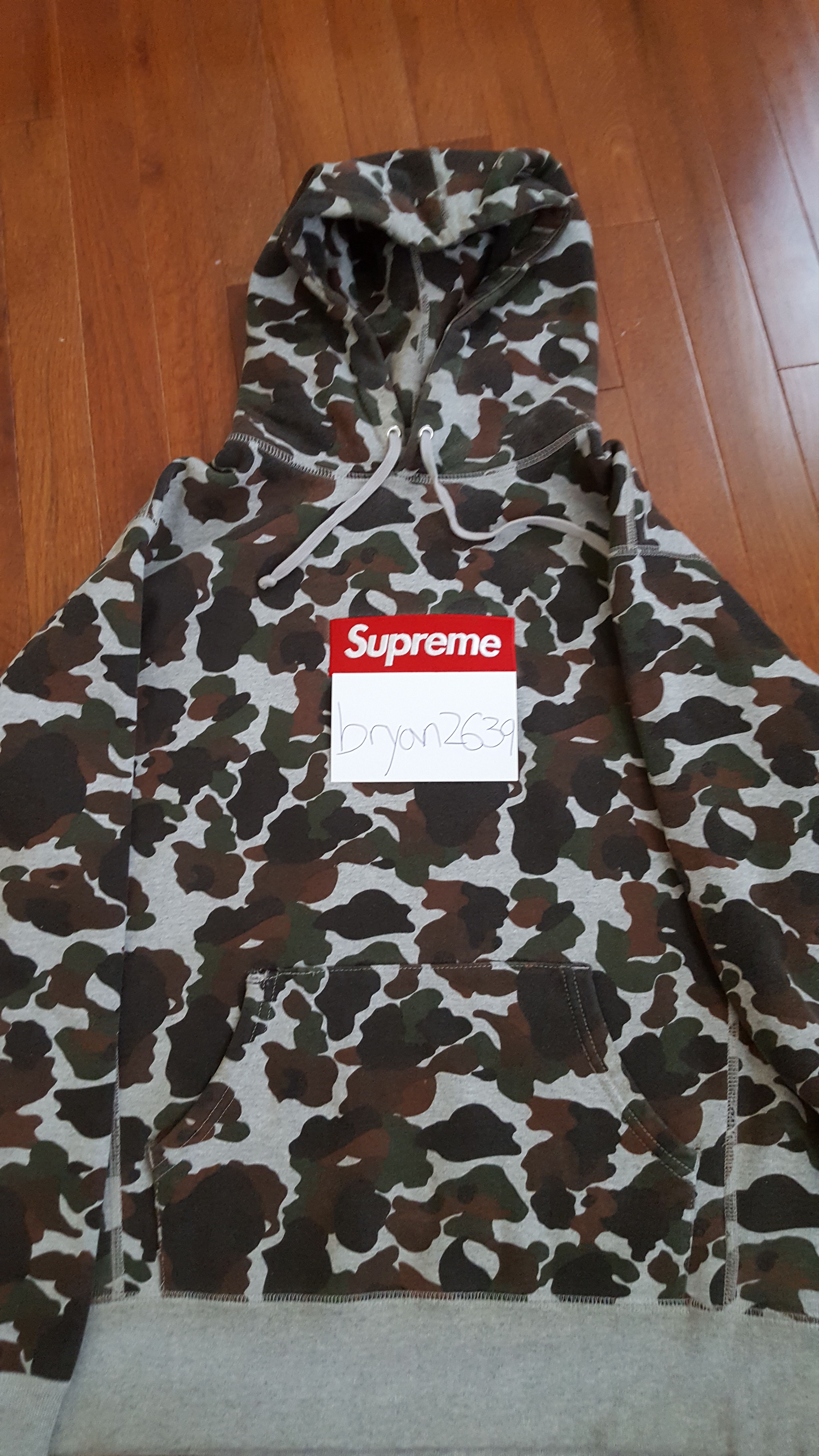 Supreme Camo Box Logo Hoodie | Grailed