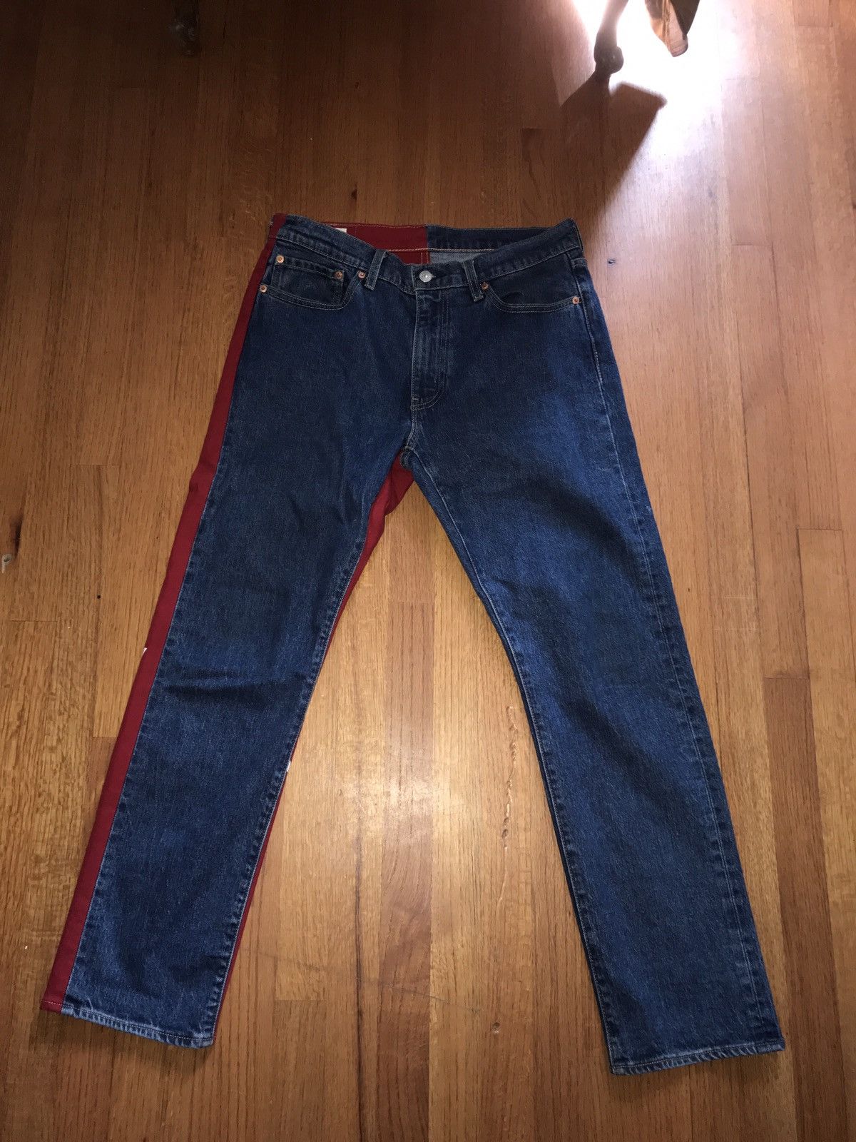 Levi's Levi’s red/blue split denim | Grailed