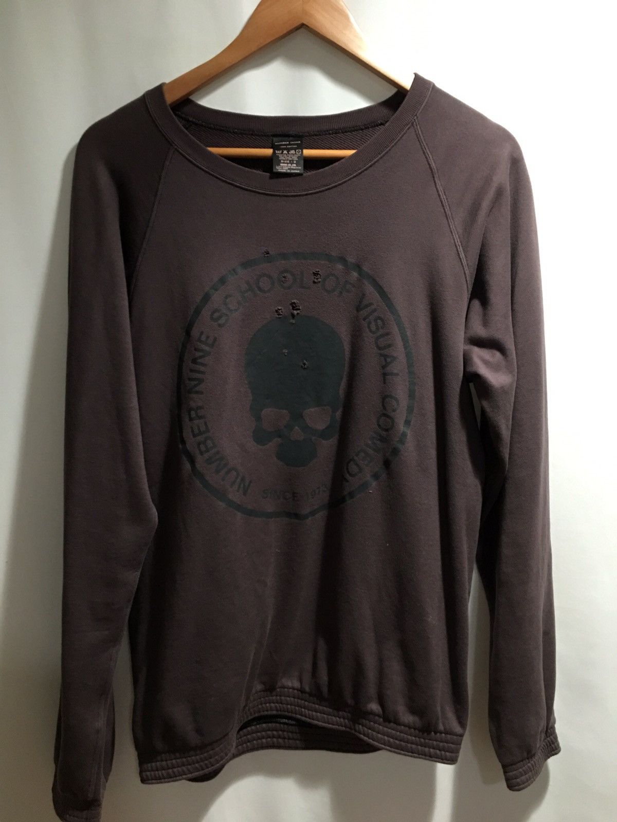Number (N)ine Number (n)ine School Of Visual Comedy Crewneck | Grailed