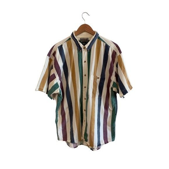 Vintage Hunting Horn Vintage Stripped Button Up / 100% Cotton | Grailed