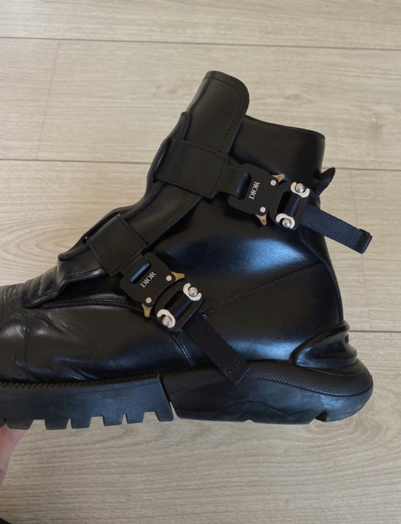 Alyx × Dior Dior Matthew Williams buckle combat boots | Grailed