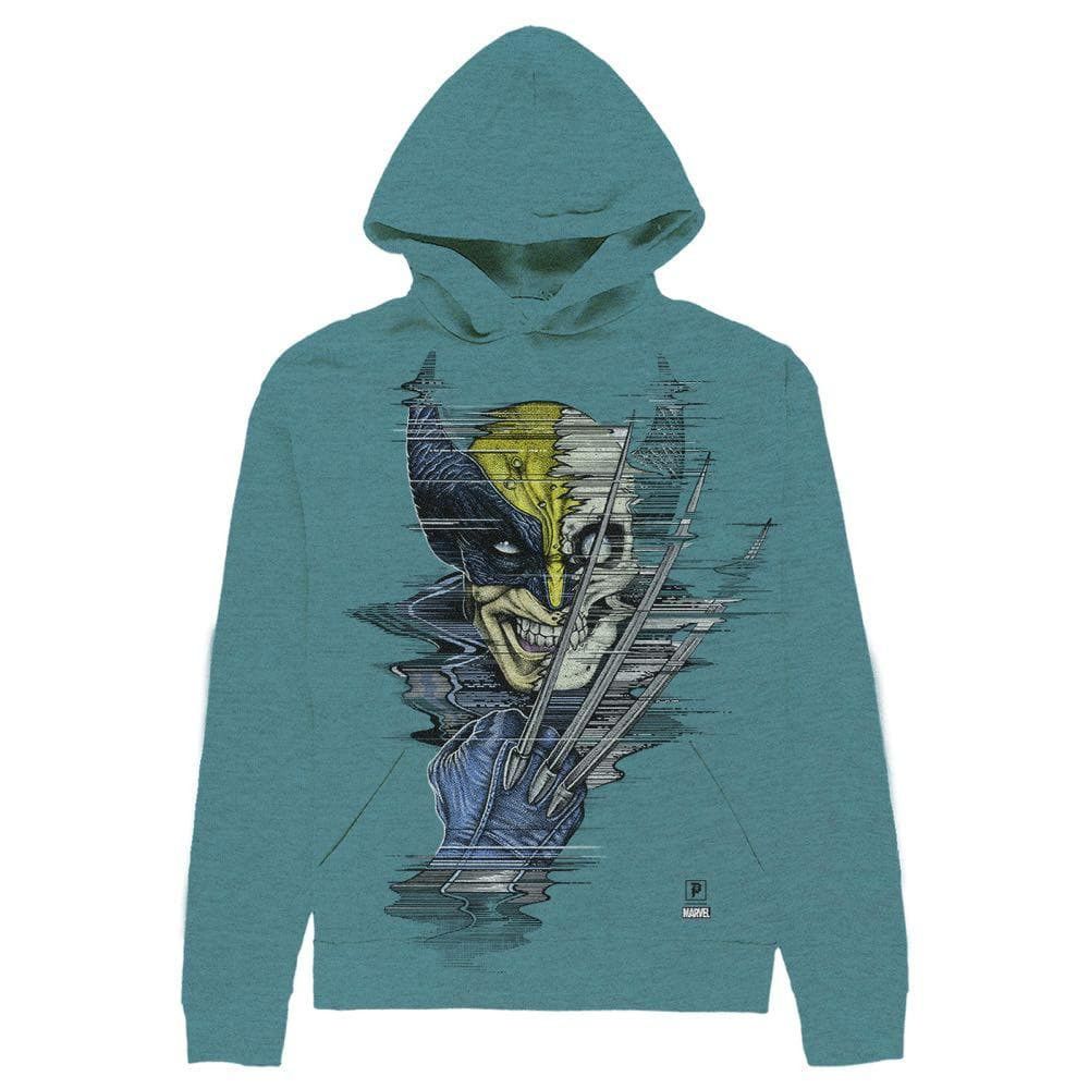 Primitive Primitive Men's X Marvel Wolverine Oversize Hoodie - Teal ...