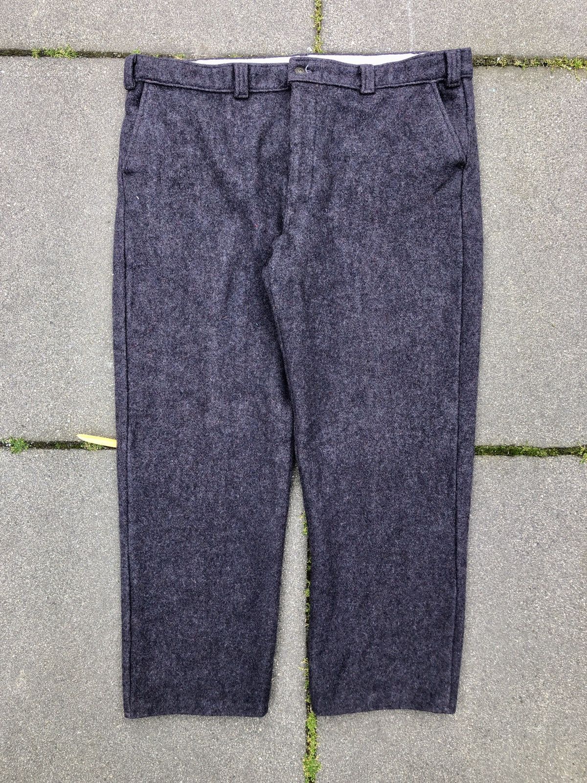 Vintage Vintage Canadian codet military heavy wool felt trousers | Grailed
