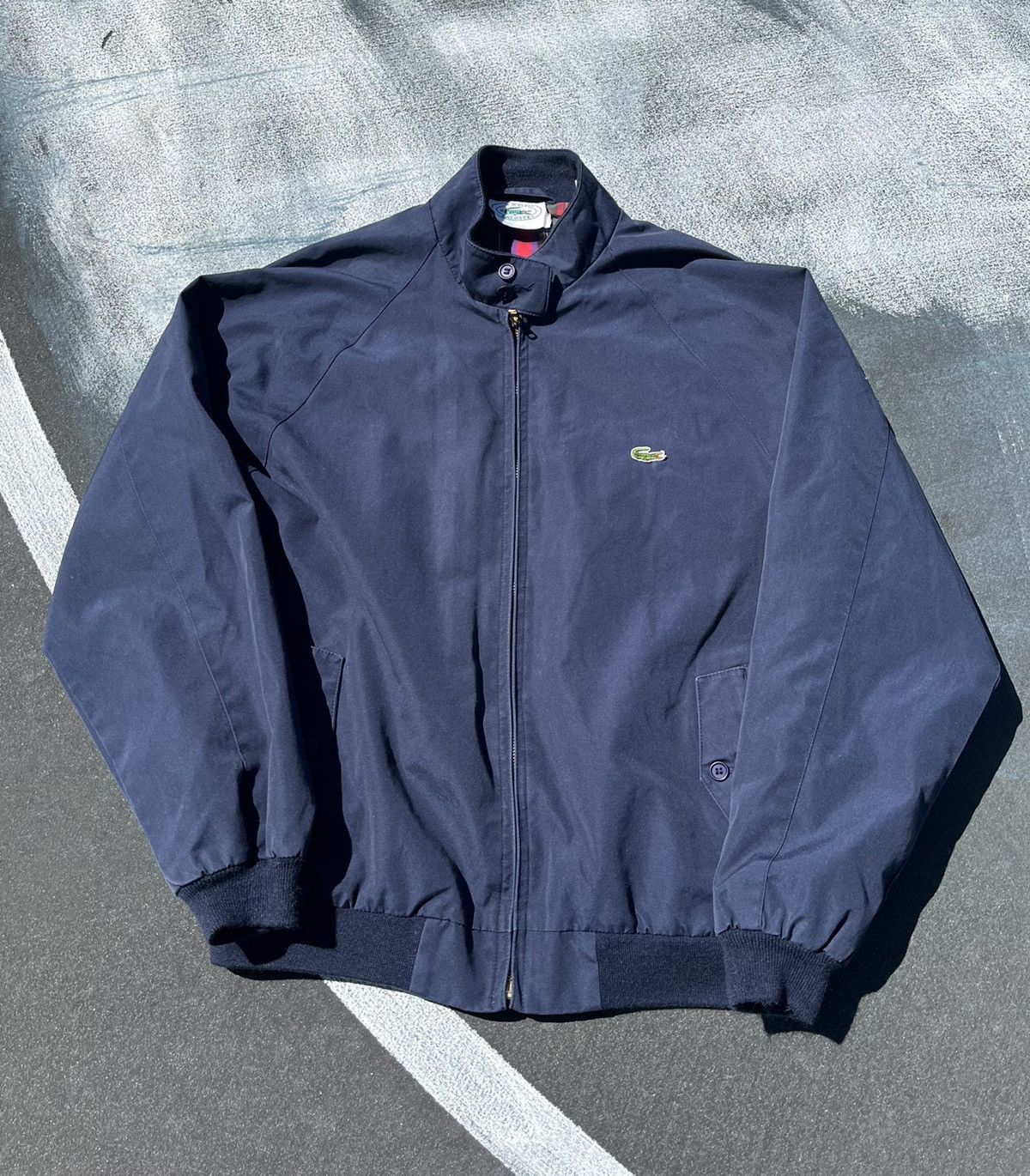 Lacoste × Vintage Vintage Izod Lacoste Gator Windbreaker Coaches Jacket ...