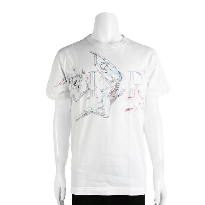 Dior Dior x Hajime Sorayama Logo Printed Naked Robot Tee | Grailed