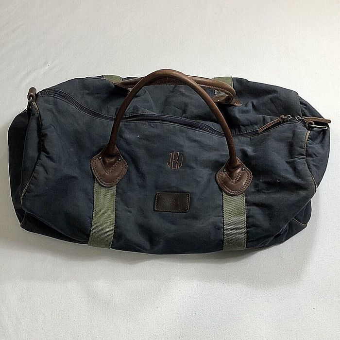 L.L. Bean Signature Waxed Canvas Zip Duffle Leather Handle | Grailed
