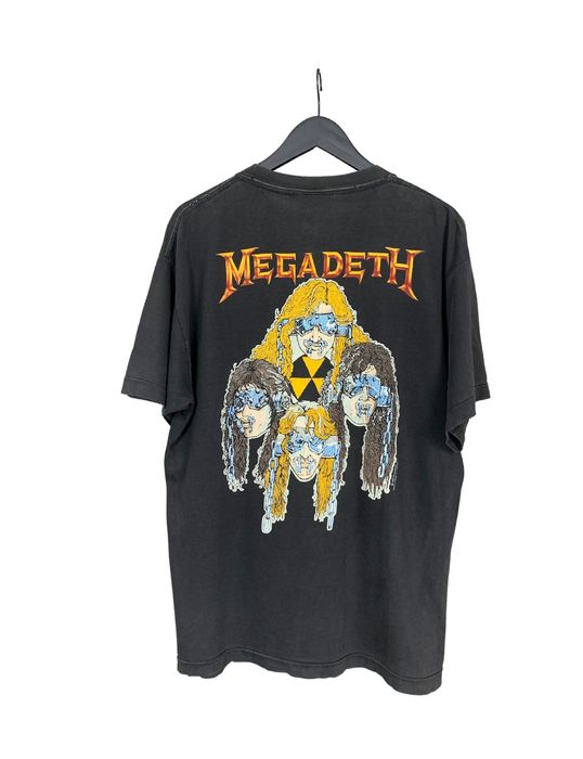 Vintage Megadeth 1991 Vic Rattlehead Vintage T-Shirt | Grailed