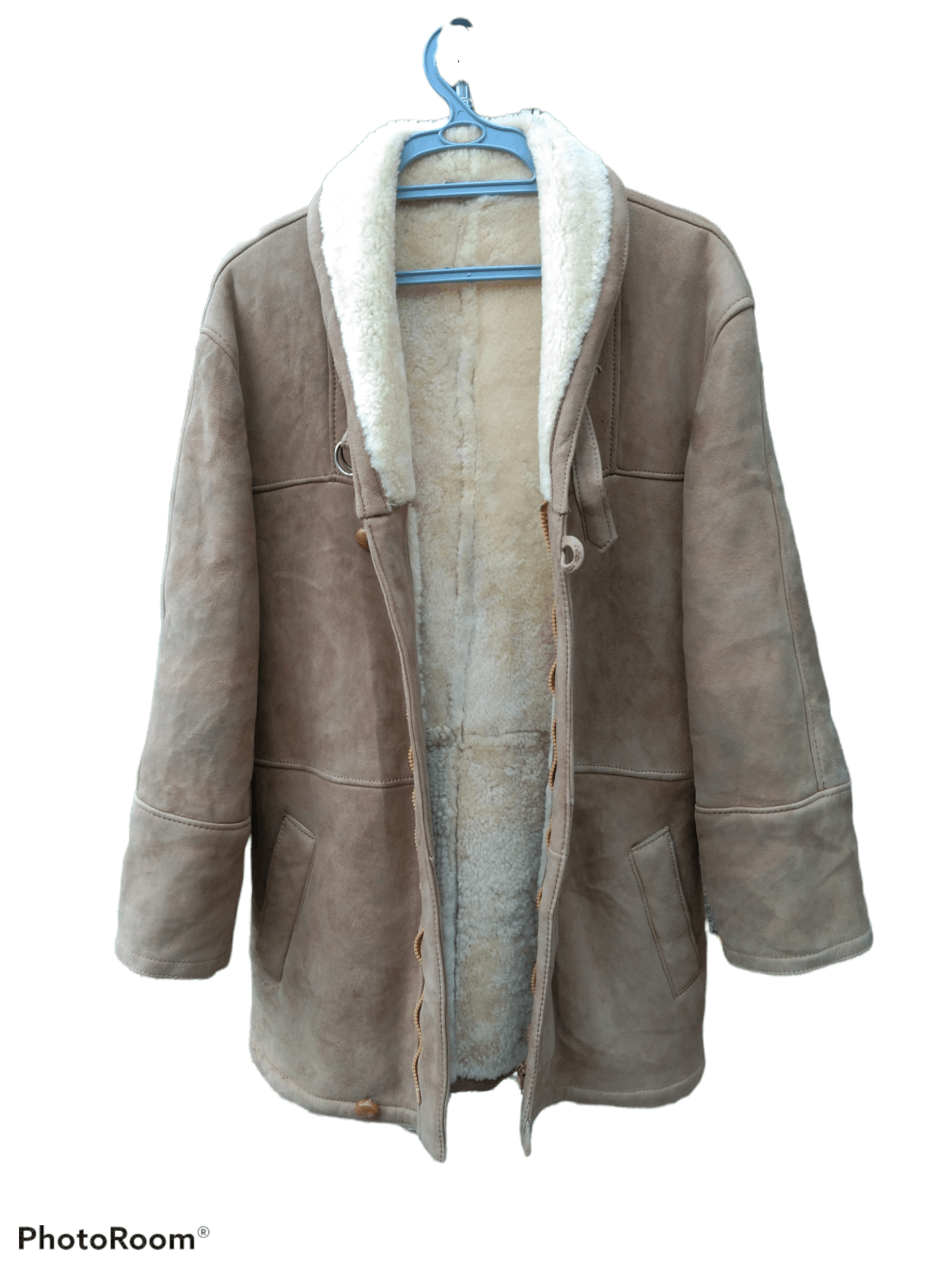 Sheepskin Coat WINTER OUTFITS DOUBLE FACE SUEDE SHEEPSKIN SHEARLING ...