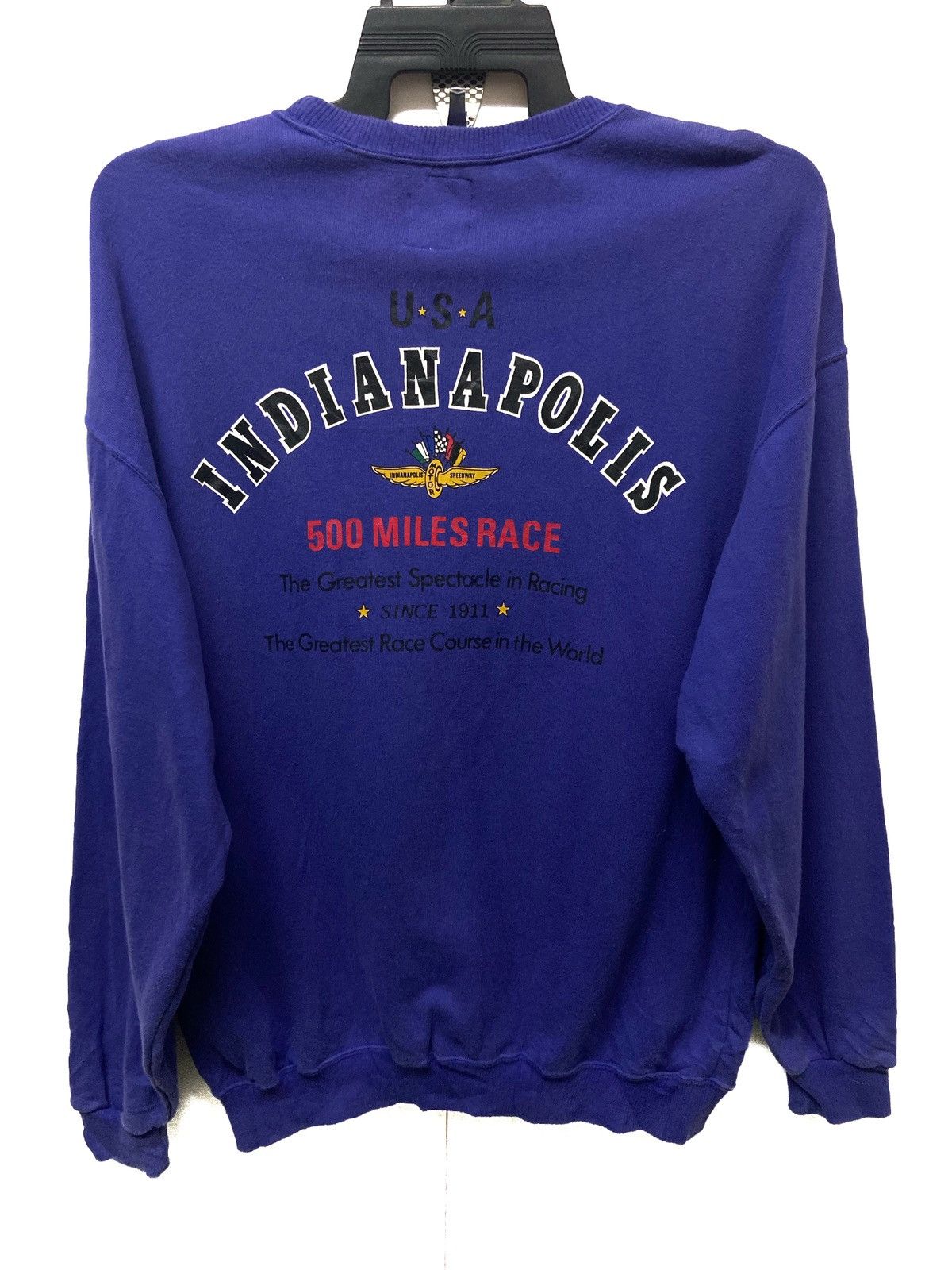 Vintage Vintage Indianapolis 500 Race Speedway Crewneck Sweatshirt ...