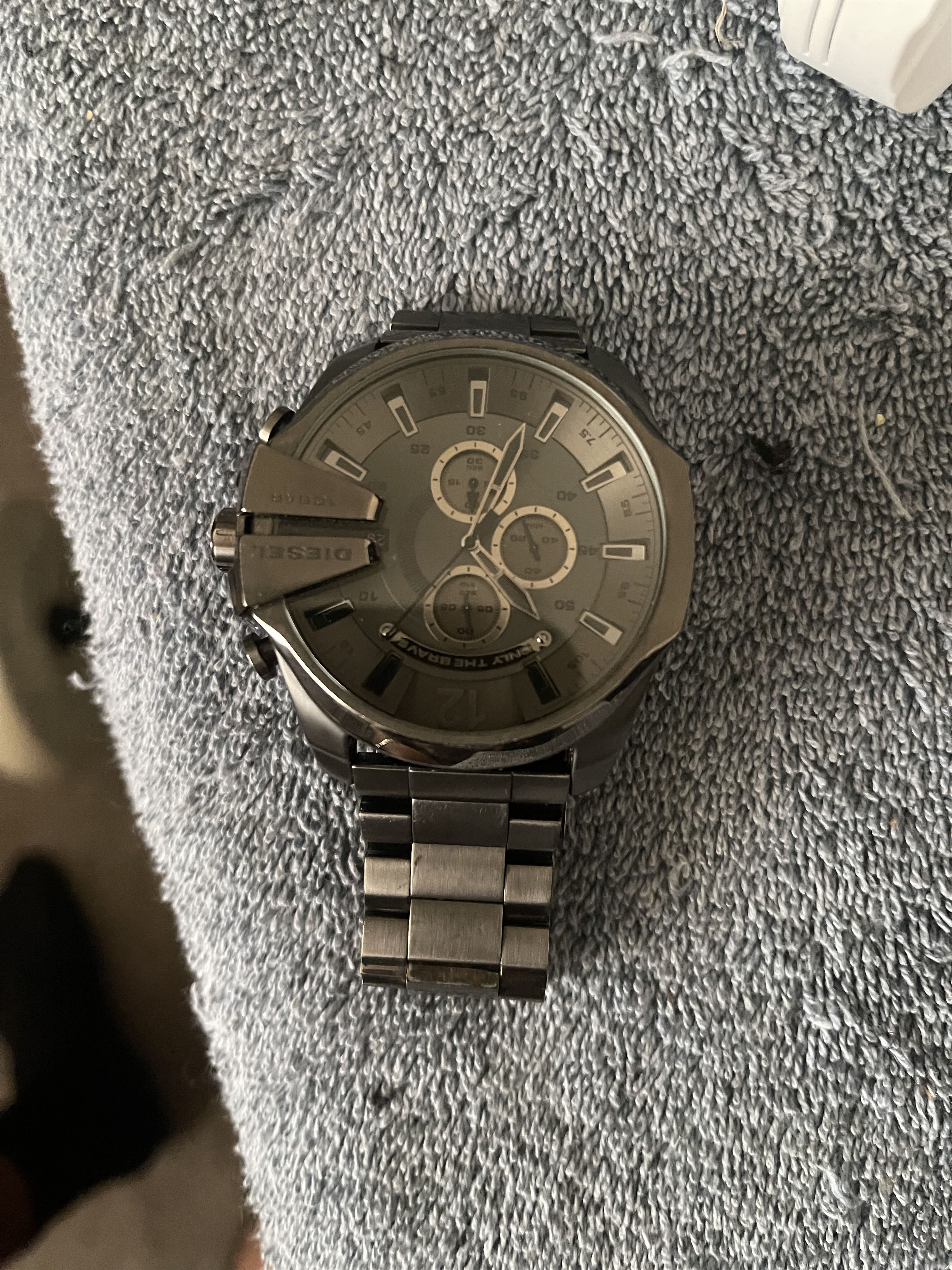 Diesel Diesel Men's Mega Chief Stainless Steel Chronograph Quartz | Grailed