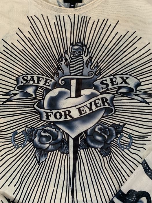 Jean Paul Gaultier Safe Sex Mesh Grailed