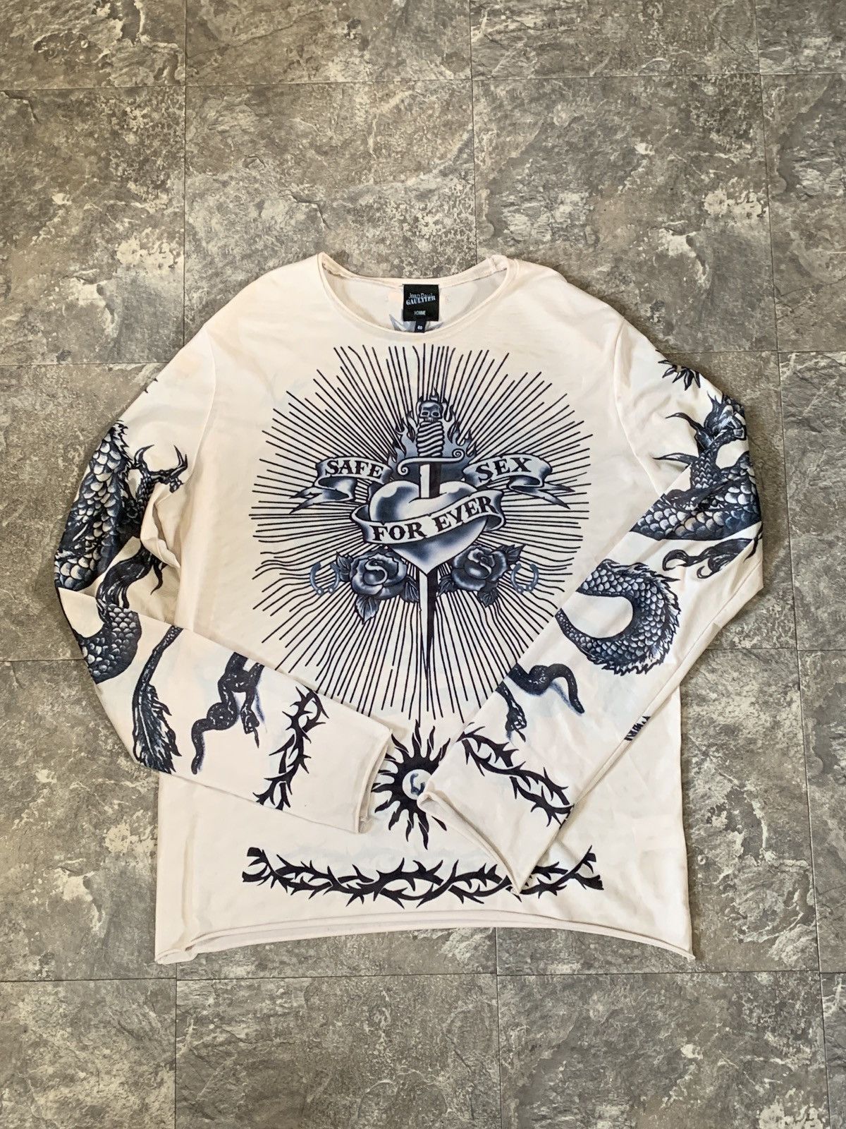 Jean Paul Gaultier Safe Sex Mesh Grailed
