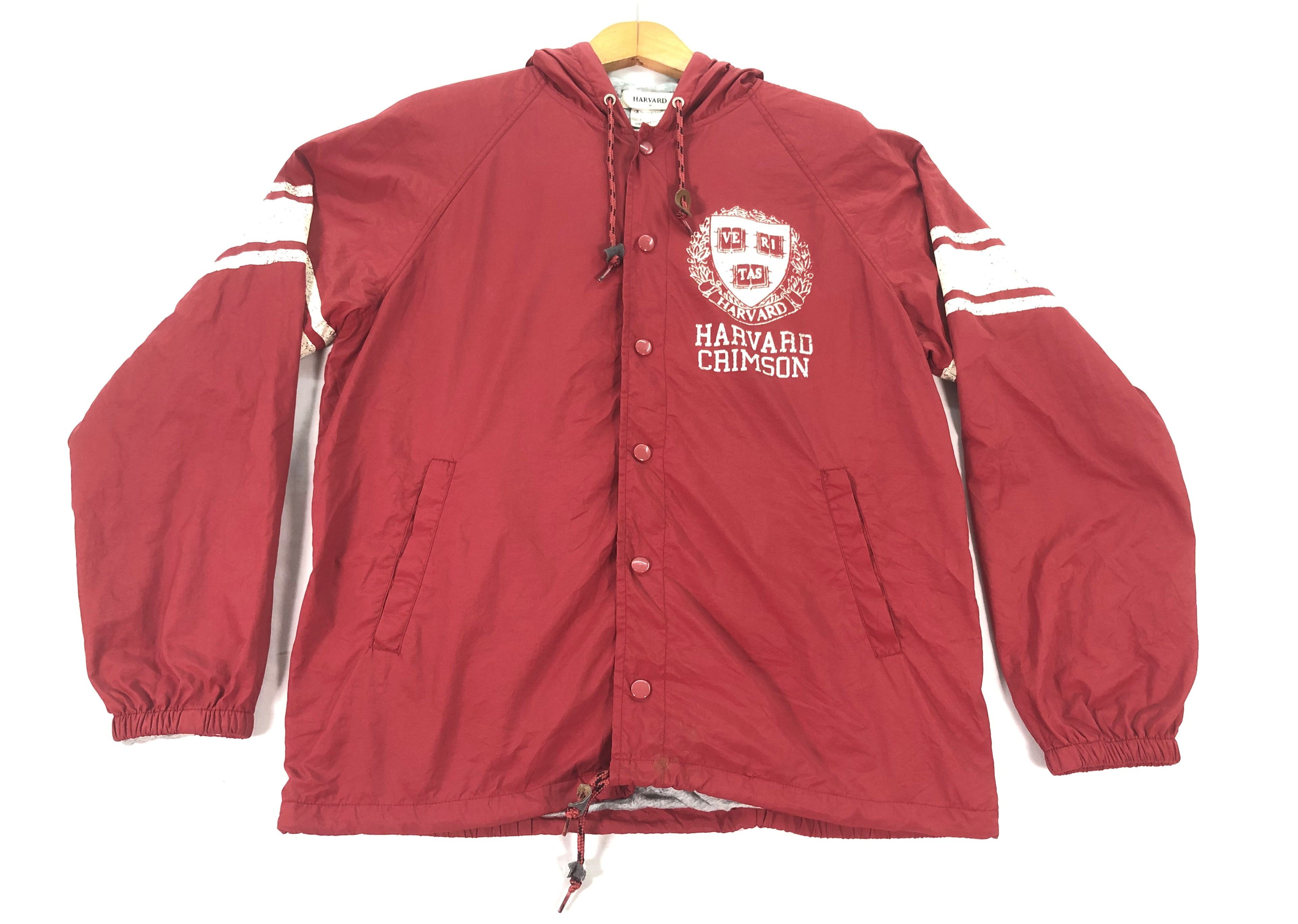 Vintage CHAMPION HARVARD CRIMSON Windbreaker University College | Grailed