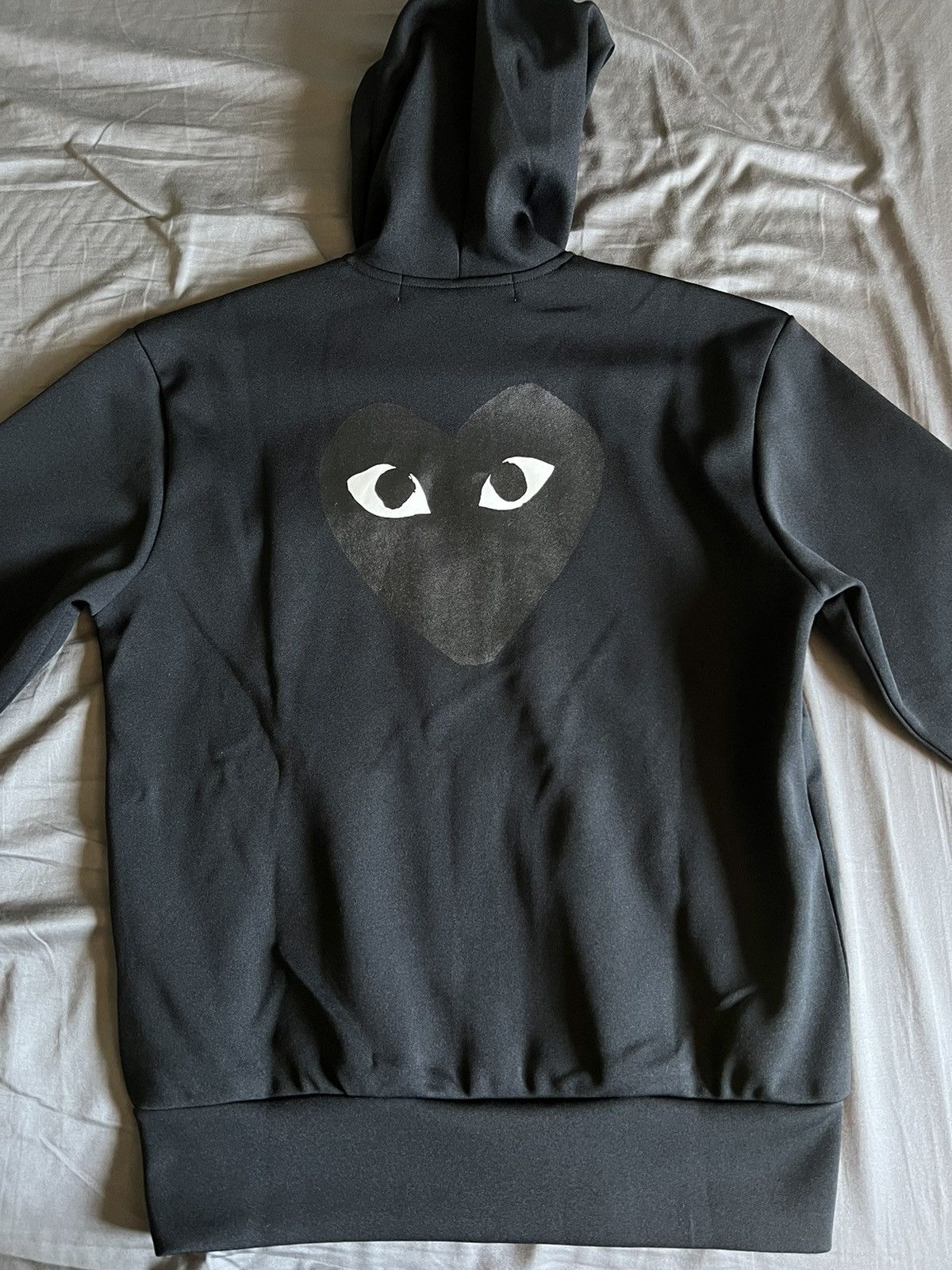 Comme des Garcons Black Heart CDG Zip Up Hoodie | Grailed