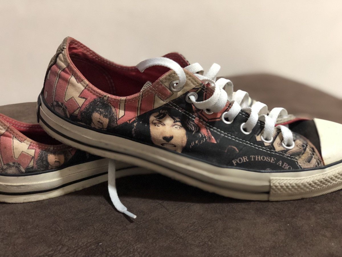 Band Tees × Converse × Vintage converse ac/dc 2009 | Grailed