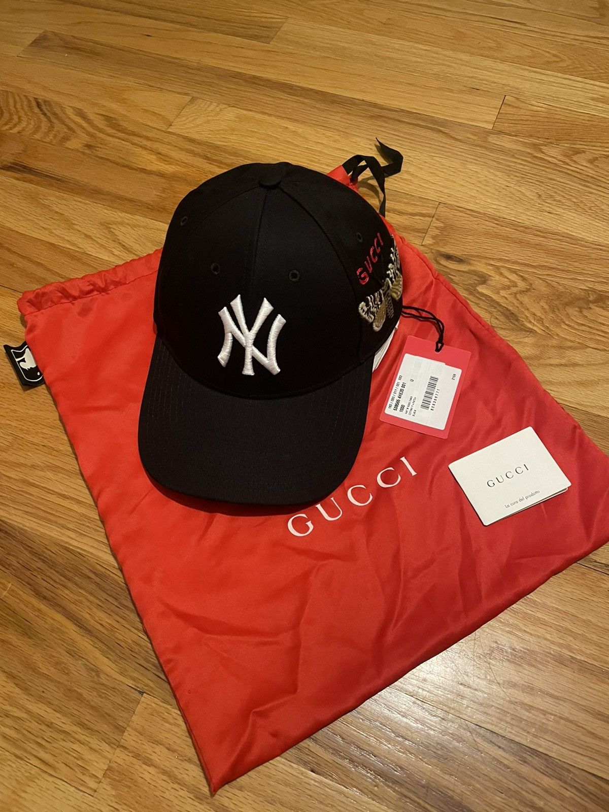 Gucci × MLB × New York Yankees Gucci New York Yankees Baseball Hat ...