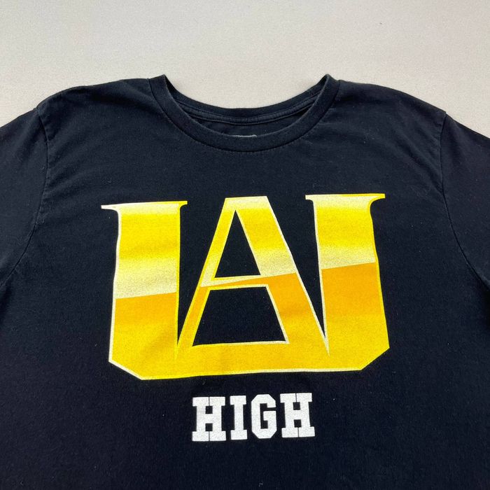 Vintage My Hero Academia T-Shirt Black UA High School Manga Anime | Grailed