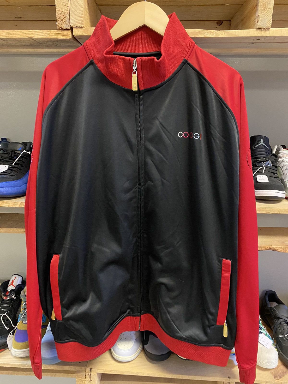 Coogi Coogi Embroidered Spellout Tracksuit Jacket | Grailed