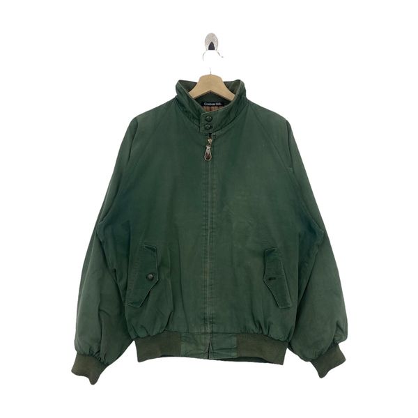 Vintage Vtg GRAHAM HILL Harrington Jacket Puffer Trench | Grailed