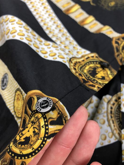 Versus Versace Versus Versace Luxury Lion Belt Print Shirt | Grailed