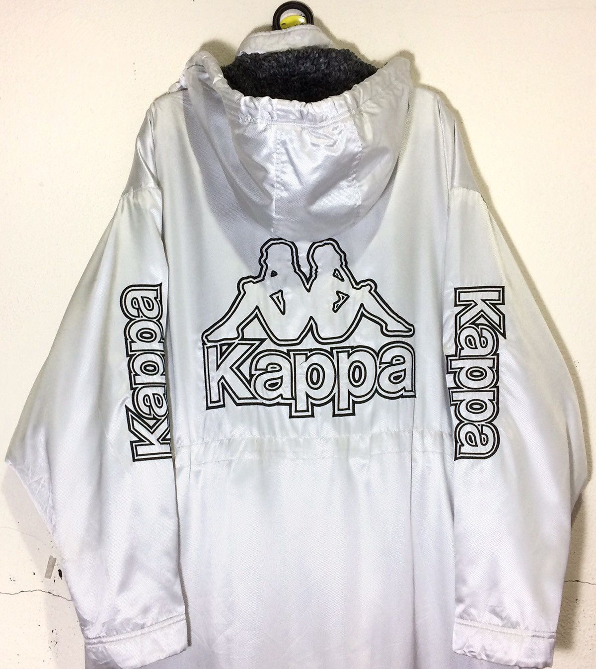Kappa Rare!!! Vintage KAPPA Parka Spellout Winter Hoodie Jacket | Grailed