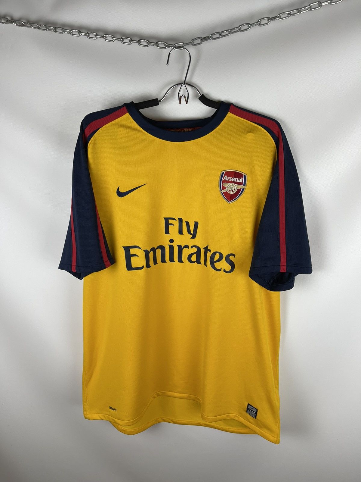 Nike × Soccer Jersey × Vintage Nike Arsenal 2008 2009 away soccer ...