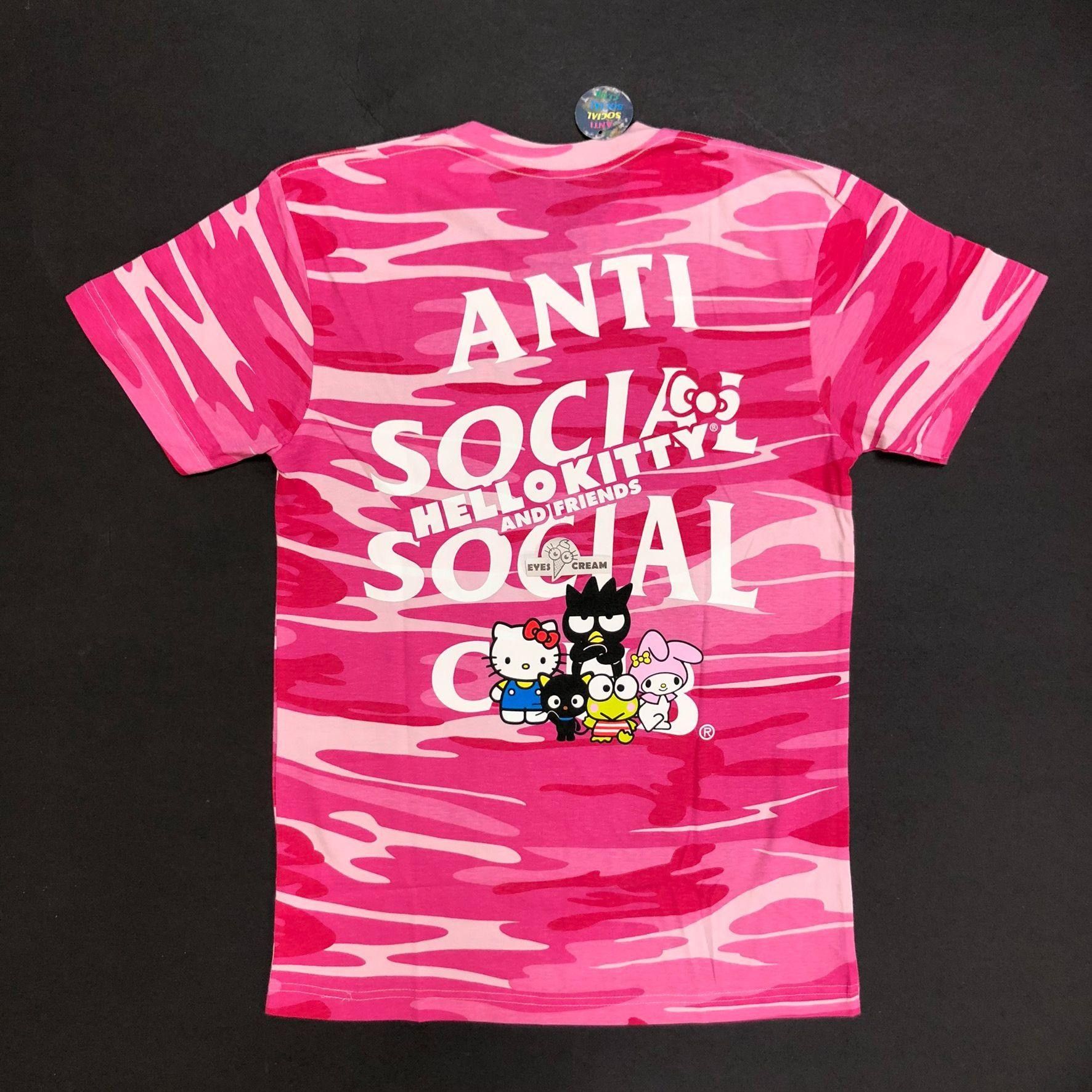 Anti Social Social Club DS Anti social social club x Hello kitty Tee ...