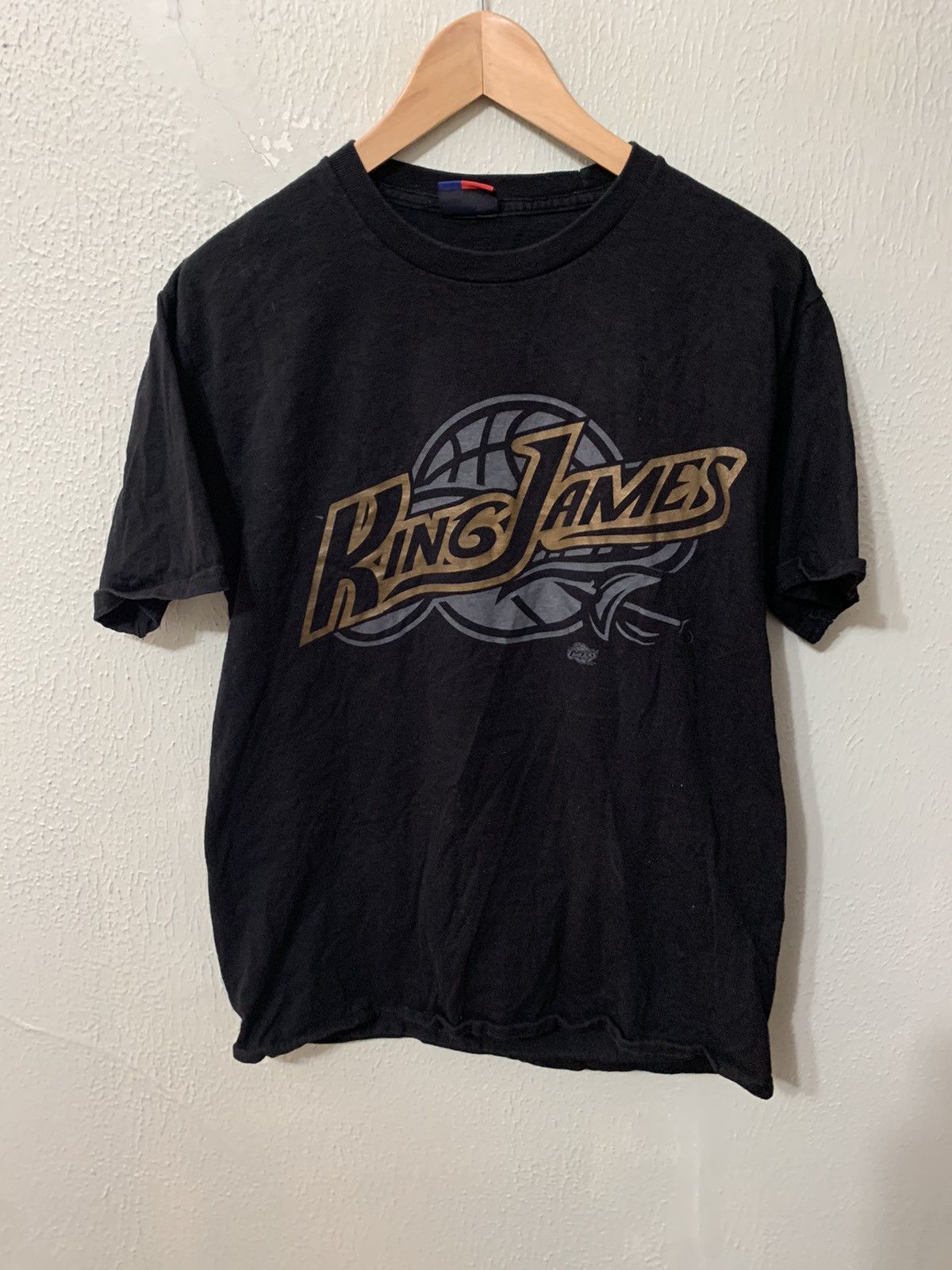 NBA × Vintage Vintage along James Lebrun Basketball Tee | Grailed