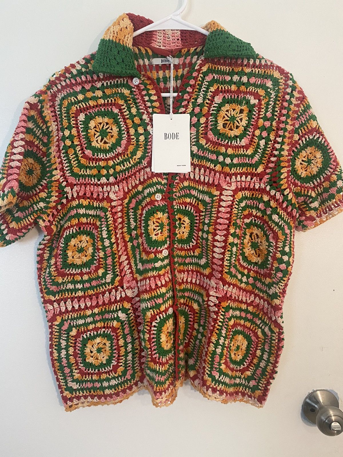 Bode BODE CROCHET BUTTON UP | LAST DROP | Grailed