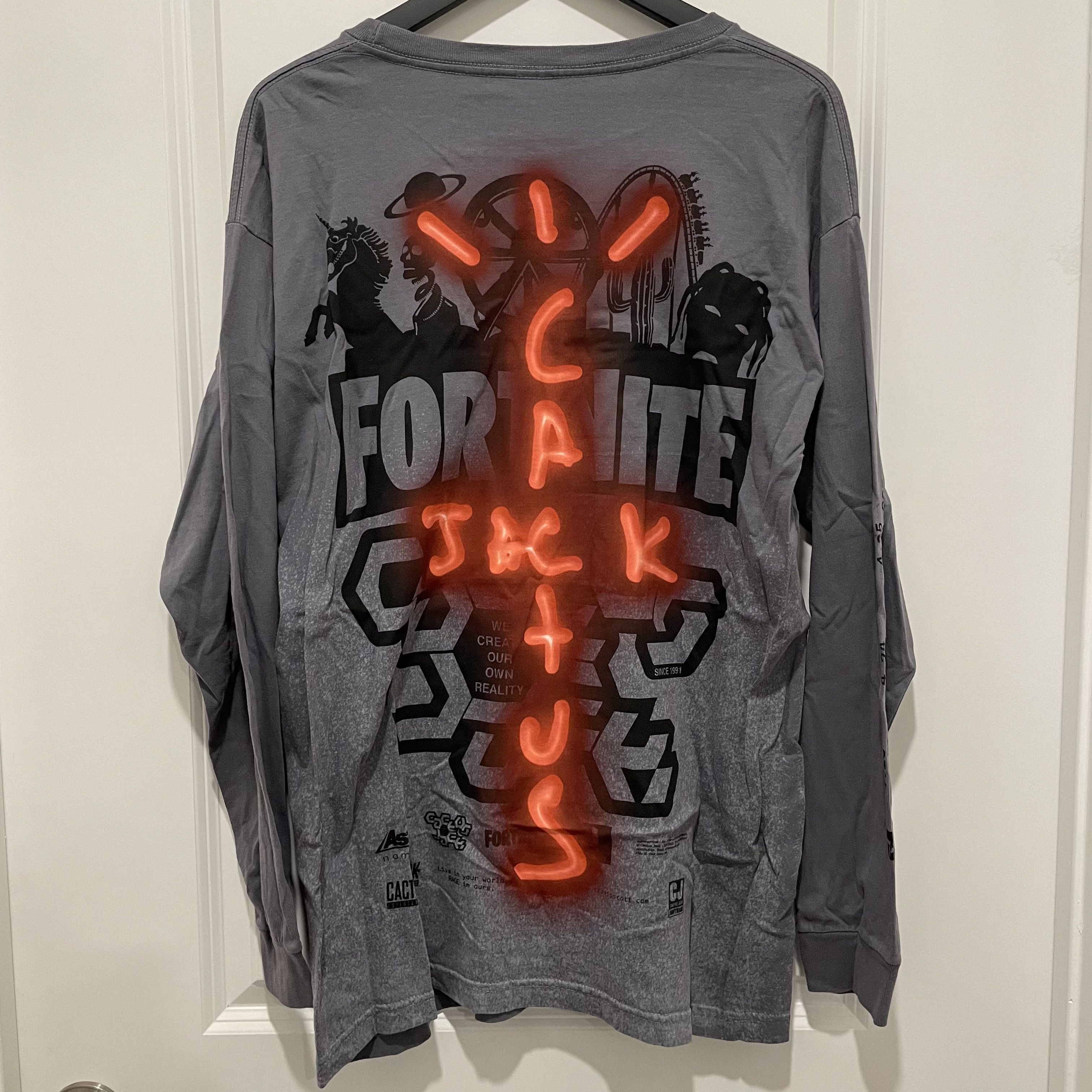 Travis Scott Travis Scott Back Bling L/S Tee | Grailed