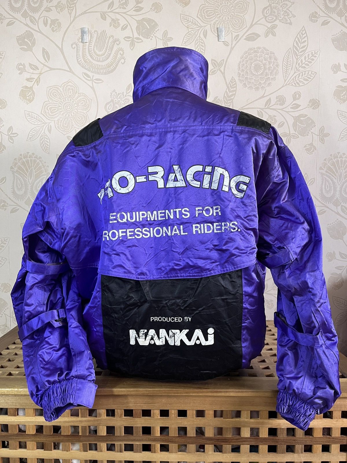 Japanese Brand × Racing × Vintage Vintage 80s Nankai Motorcycle Jacket ...