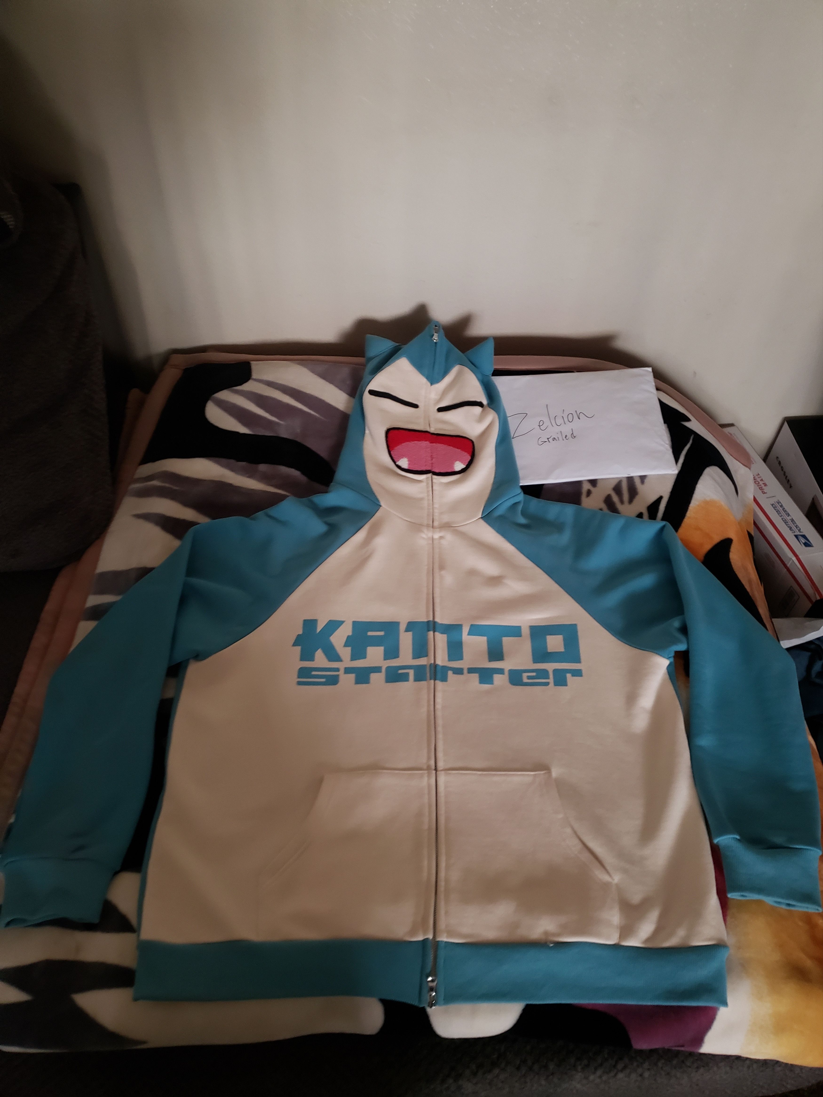 Japanese Brand × Pokemon × Streetwear Snorlax Kanto Starter Zip-Up ...